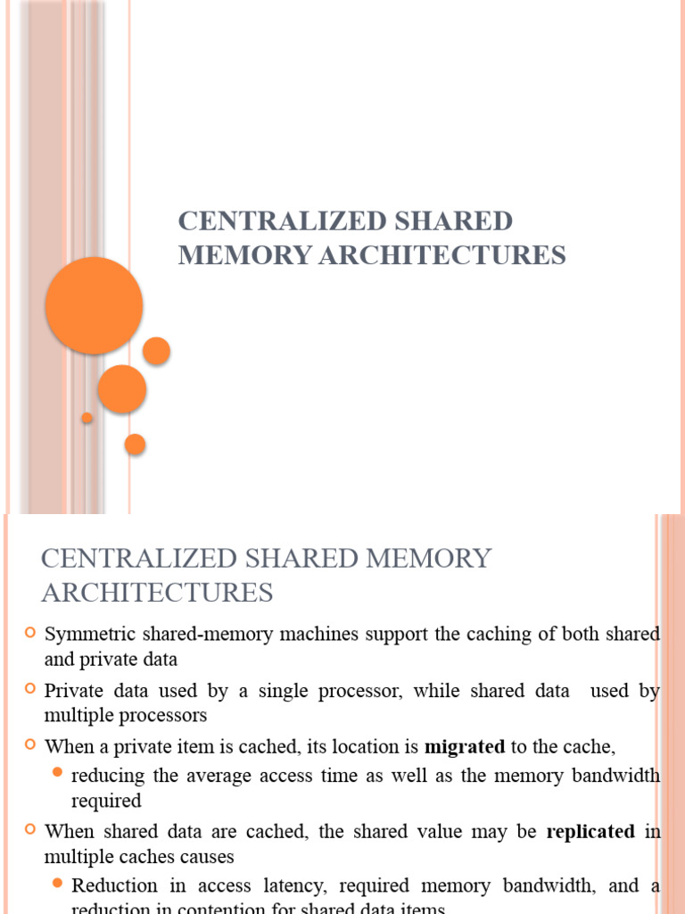 L39 - Centralized Shared Memory Architectures | PDF | Cpu Cache | Cache (Computing)