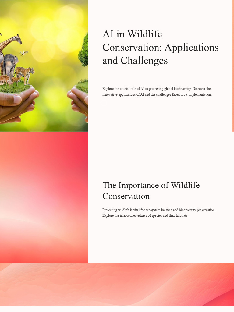 Ai In Wildlife Conservation Applications And Challenges Pdf