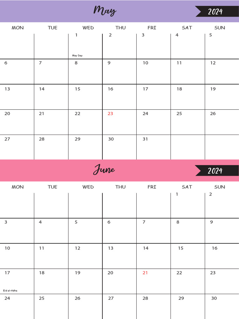 2024 Calendar with Holidays | PDF