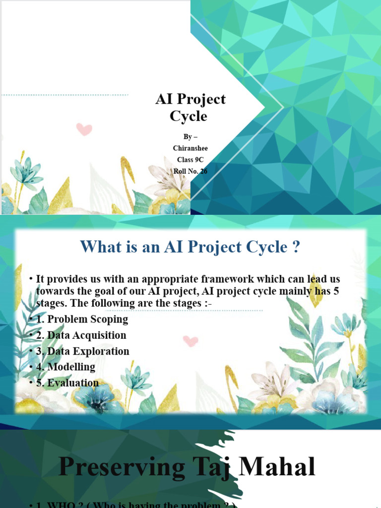 AI Project Cycle | Download Free PDF | Artificial Intelligence ...