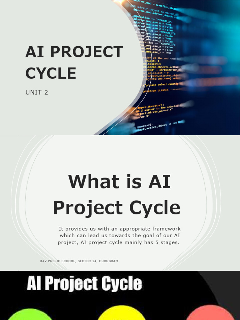 AI project cycle I | PDF | Artificial Intelligence | Intelligence (AI ...