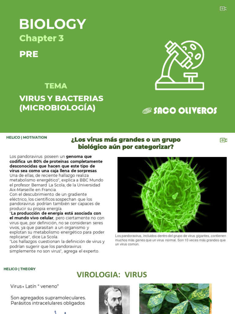 Biologia 3 | PDF | Virus | Las bacterias