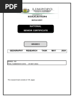 NSC Geography Grade 12 November 2024 P2 Only | PDF