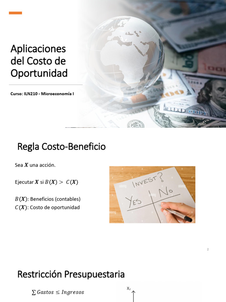Costo de Oportunidad, Oferta y Demanda (2023!03!21) v.2 | PDF | Oferta y demanda | Mercado ...