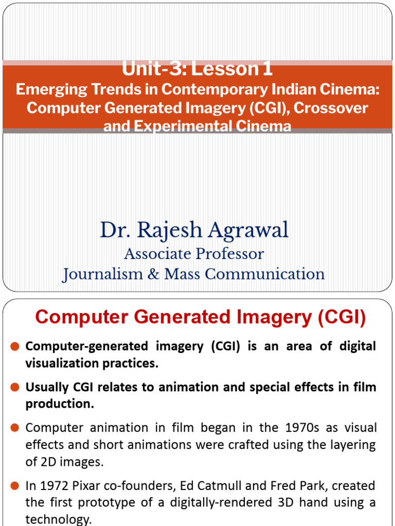 Trends in Indian Cinema: CGI & Beyond | PDF | Computer Generated ...
