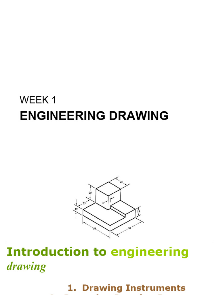 Chapter 1 Introductiontoengineeringdrawing | PDF | Geometry | Drawing