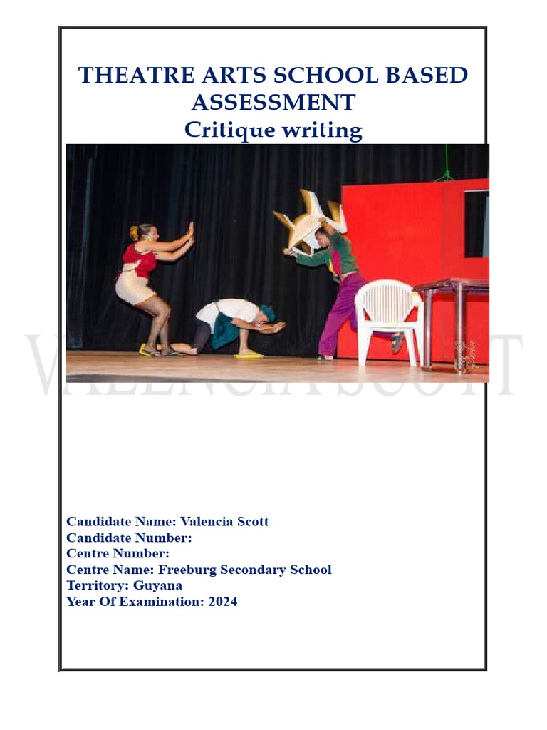 Critique Writing SBA | PDF | Psychology | Psychological Concepts