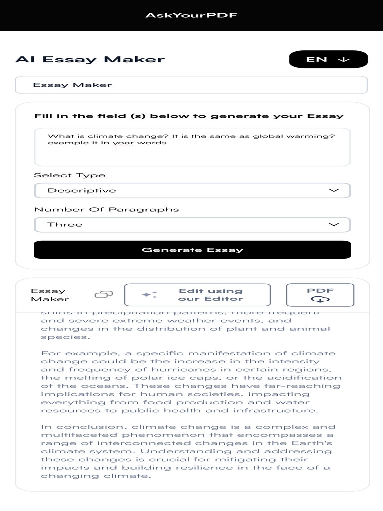 AI Essay Maker Effortless Writing | PDF