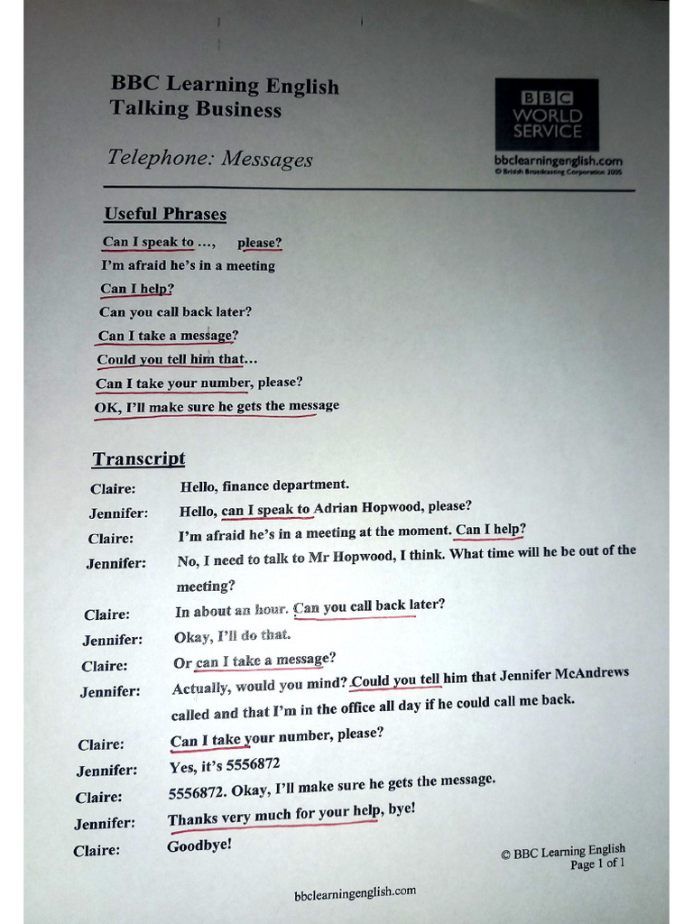 Making and Receiving Phone Calls | PDF