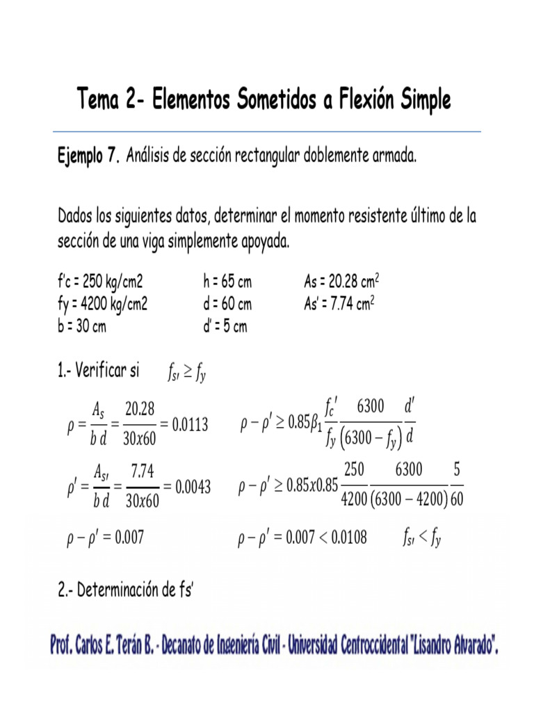 Tema 2-3 Flexiòn Parte 2 Ejercicio SDA | Descargar gratis PDF | Ciencias fisicas | Ciencia de ...
