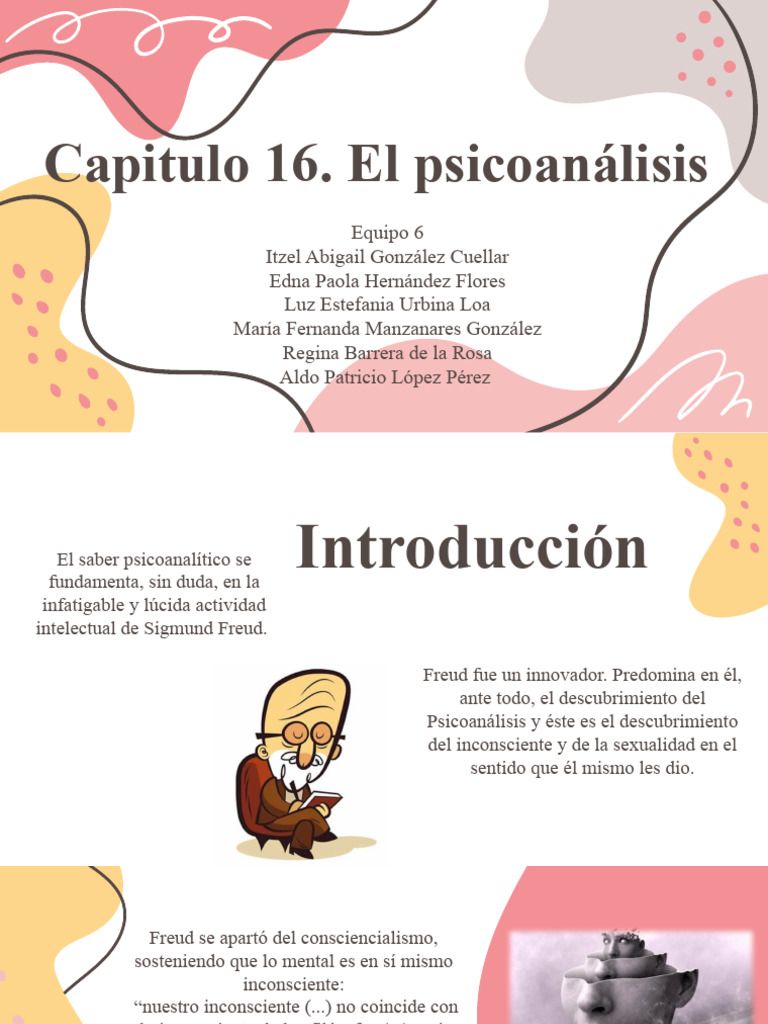 Capitulo 16. El Psicoanalisis | PDF | Psicoanálisis | Mente inconsciente