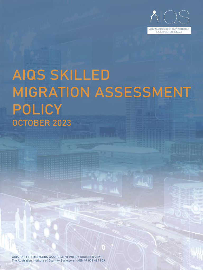 AIQS Skilled Migration Assessment Guide | PDF | International English ...