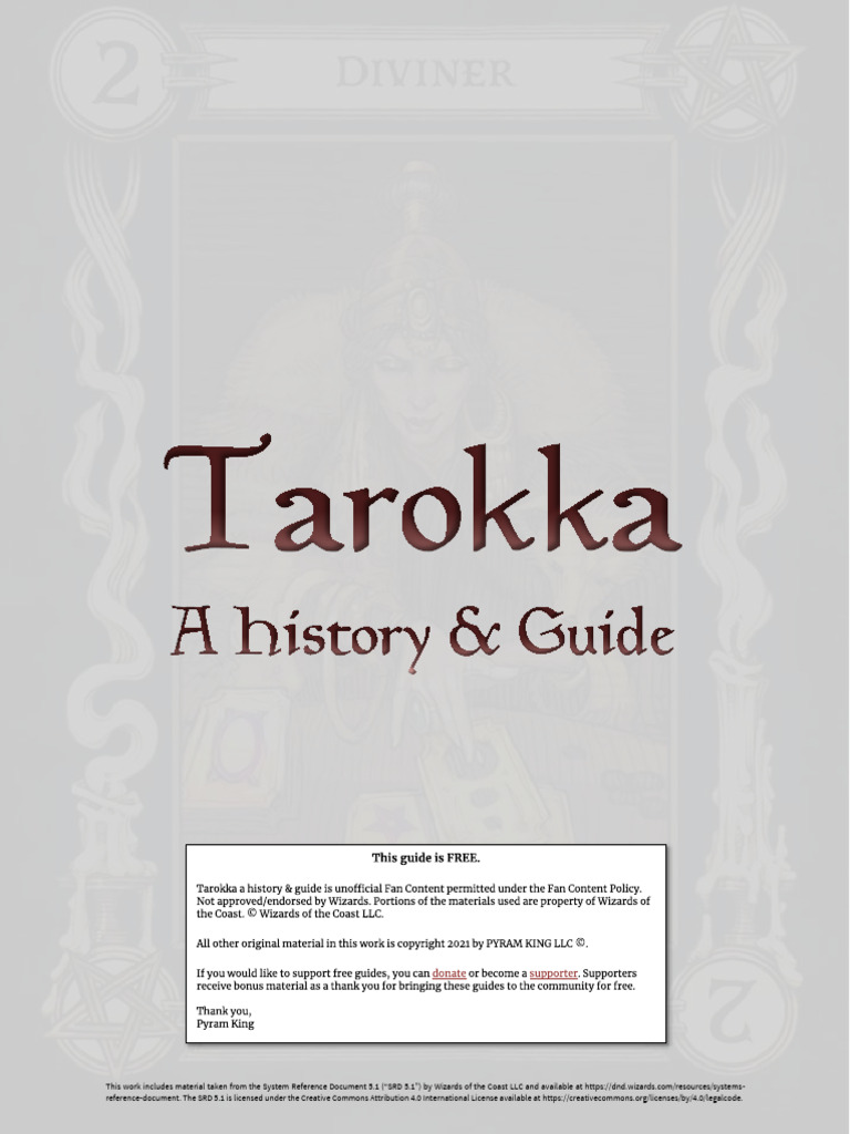 Guide To Ta Rokka PK | PDF | D20 System | Gary Gygax Games