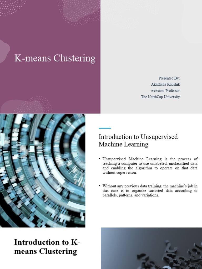 Unsupervised Learning | PDF | Cluster Analysis | Theoretical Computer Science
