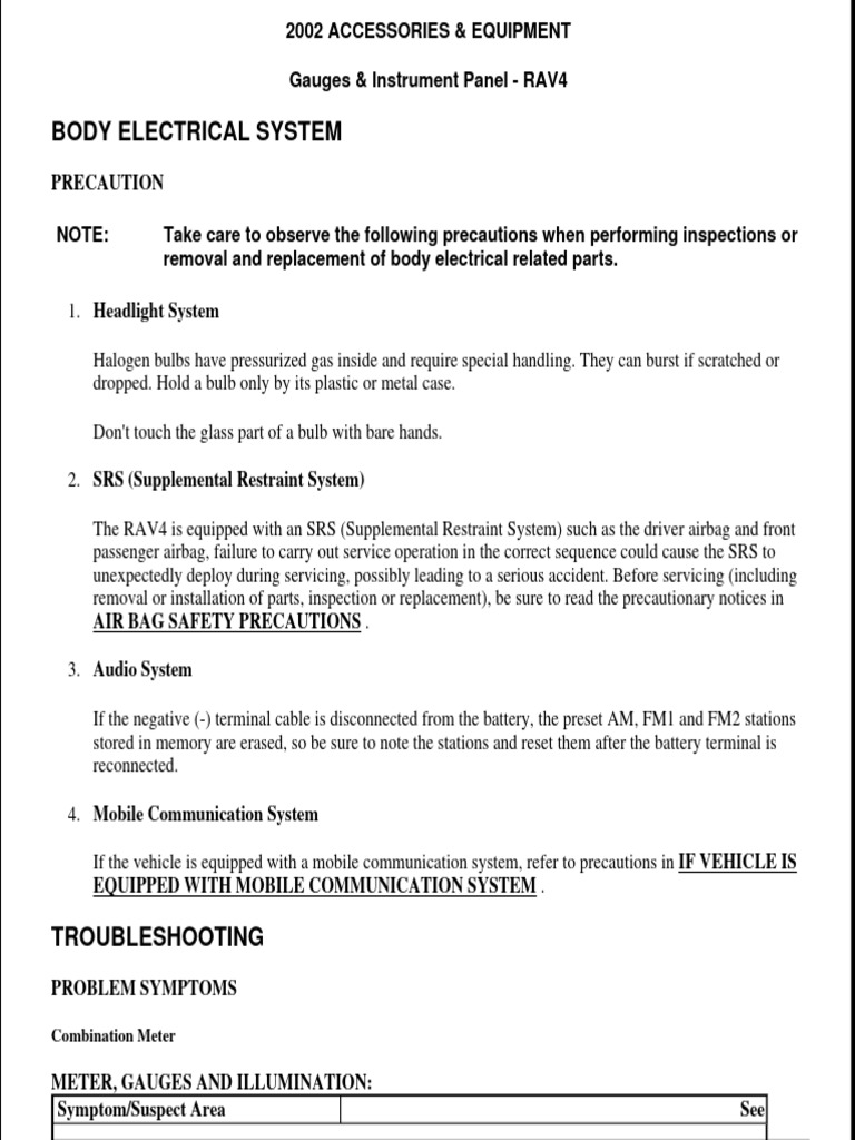 Instrument Panel | PDF | Airbag | Anti Lock Braking System