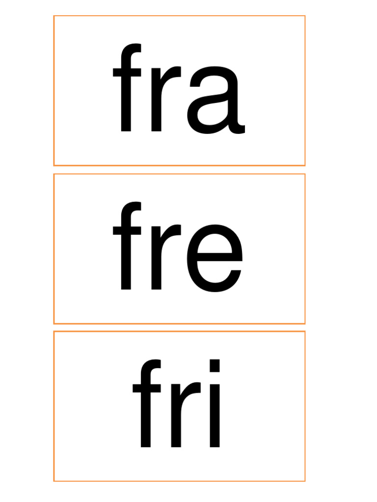 Letras para Leer FR | PDF
