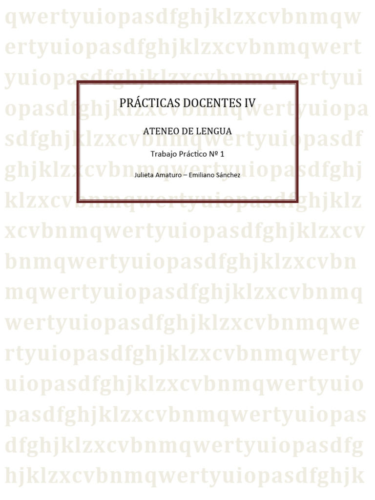Secuencia Lengua Descripcion | PDF | Escritura | Enseñando