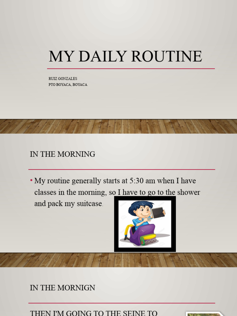 MY DAILY ROUTINE | PDF