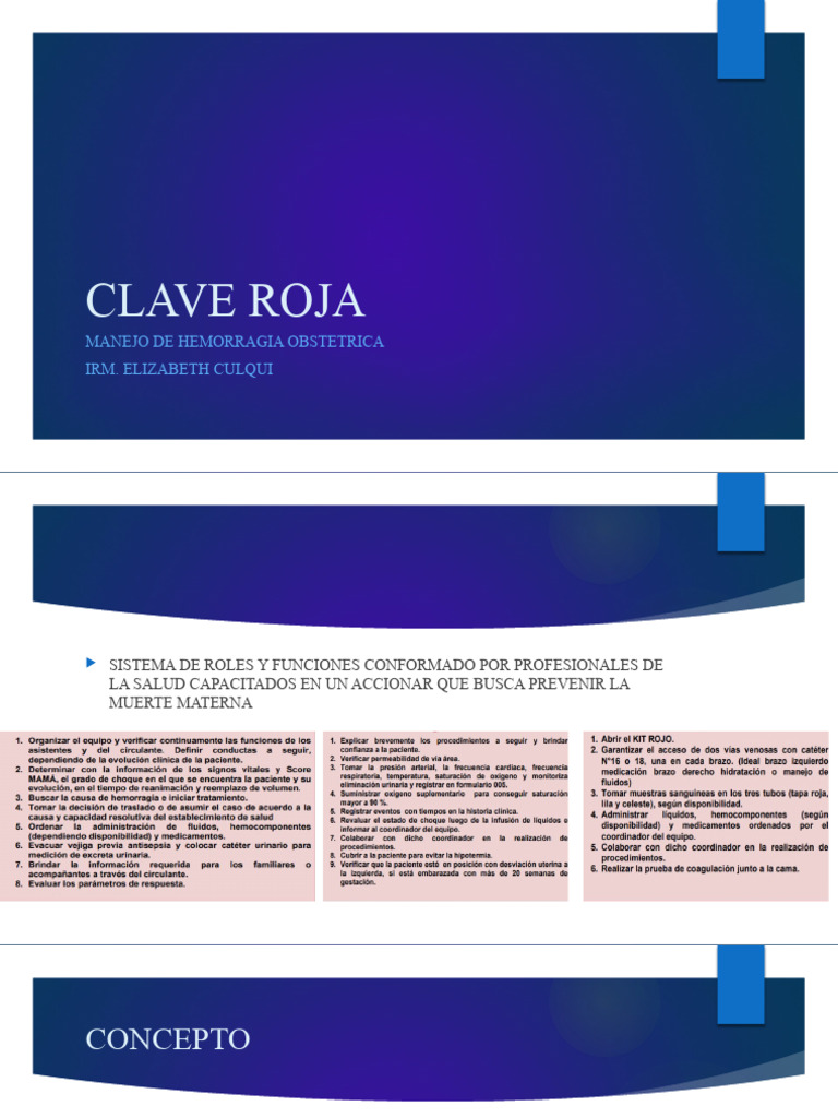 Clave Roja | PDF | Medicina CLINICA | Especialidades Medicas