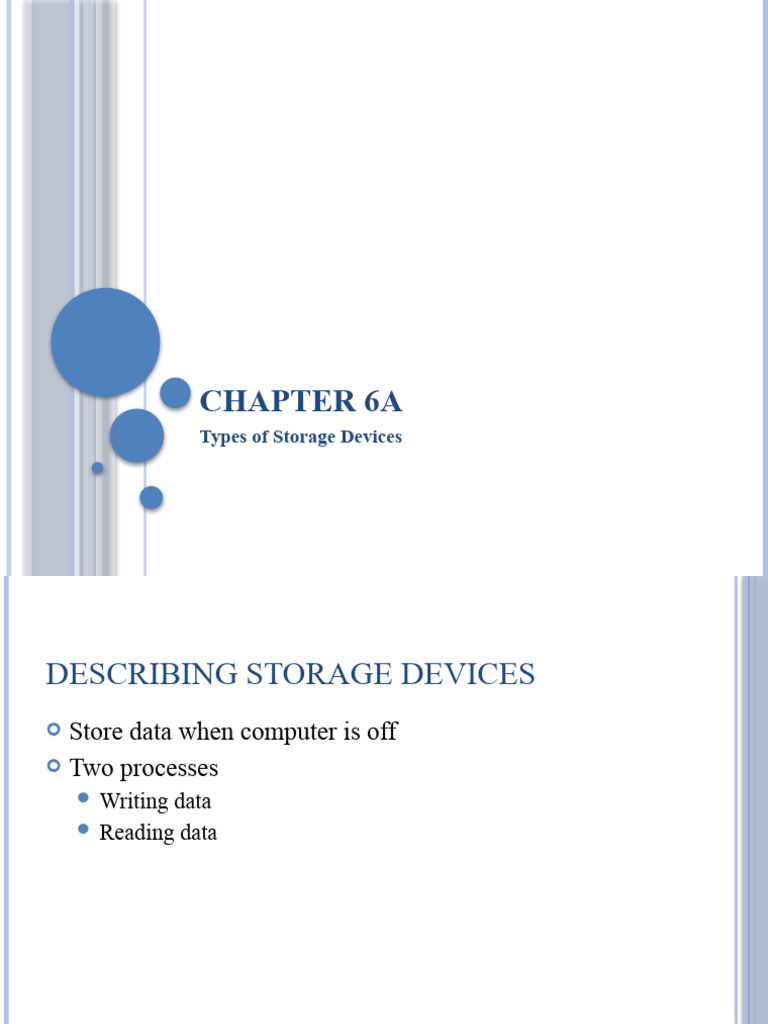 Storage Devices and Related Concepts | PDF | Compact Disc | Floppy Disk