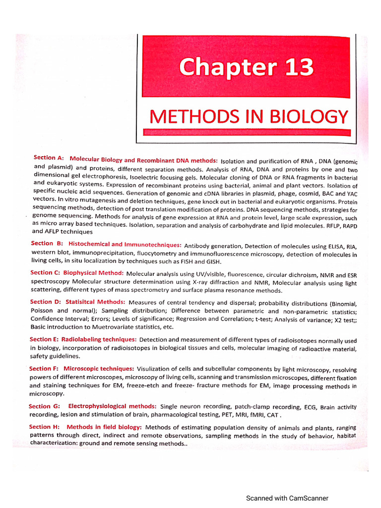 13 Method in Biology | PDF