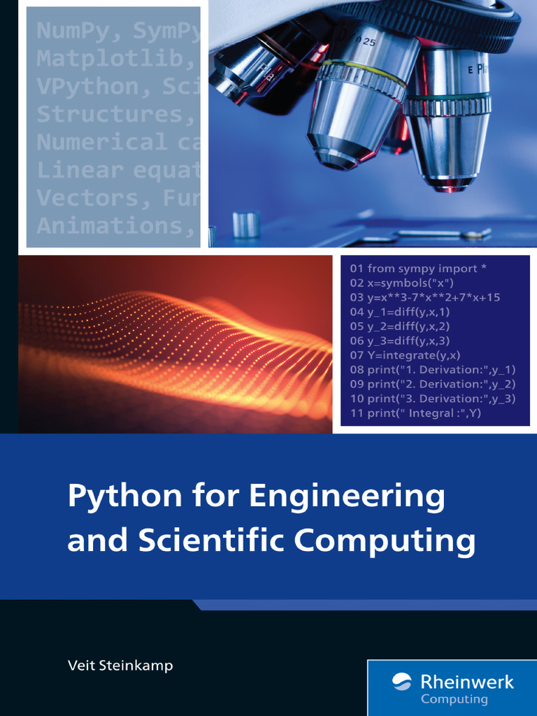 Reading Sample Rheinwerk Computing Python For Engineering And Scientific Computing Pdf Mean
