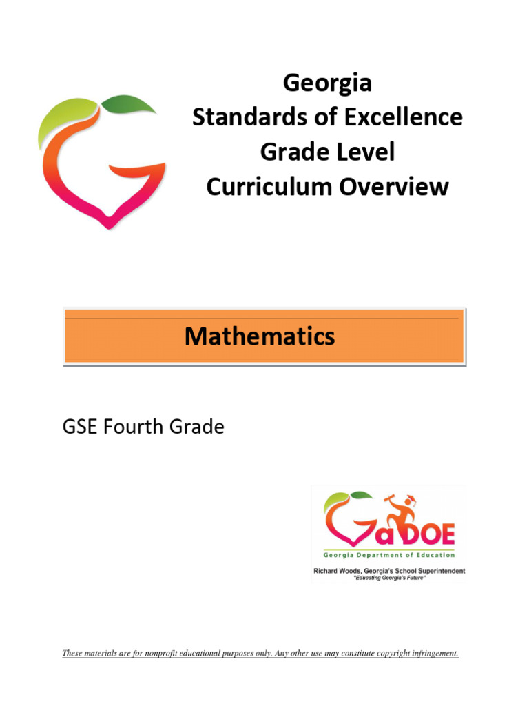 4th Math Grade Level Overview | PDF | Numbers | Multiplication