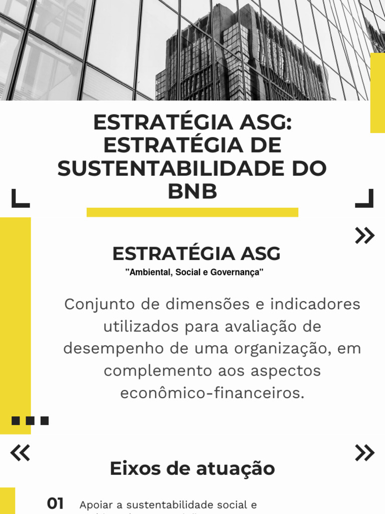 Estratégia ASG | Download grátis PDF | Sustentabilidade | Governança