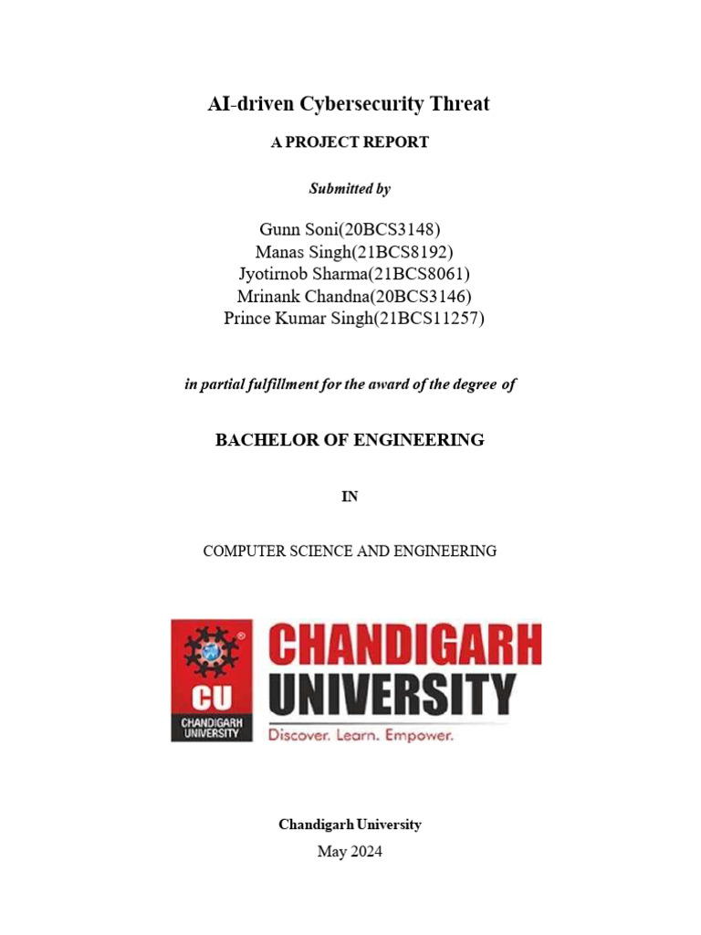 project report final | PDF | Security | Computer Security