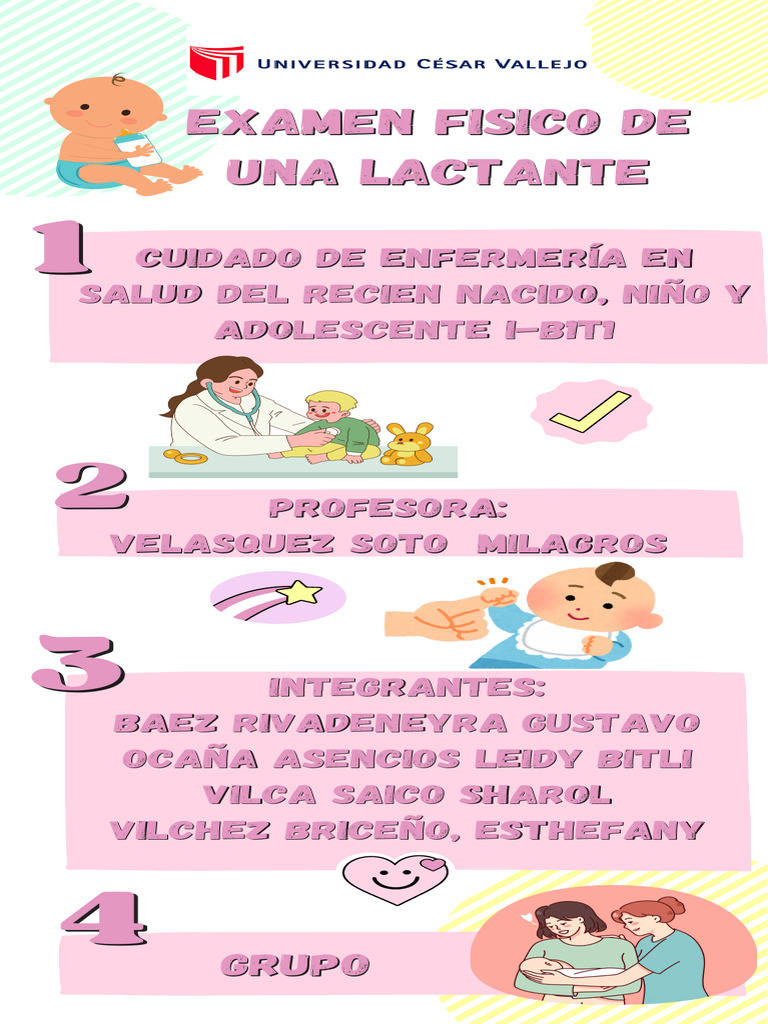 Infografia Del Examen Fisico de Una Lactante | PDF