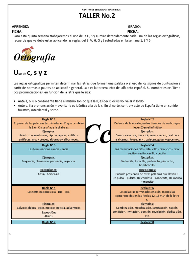 TALLER No2 | PDF | Lingüística | Fonética
