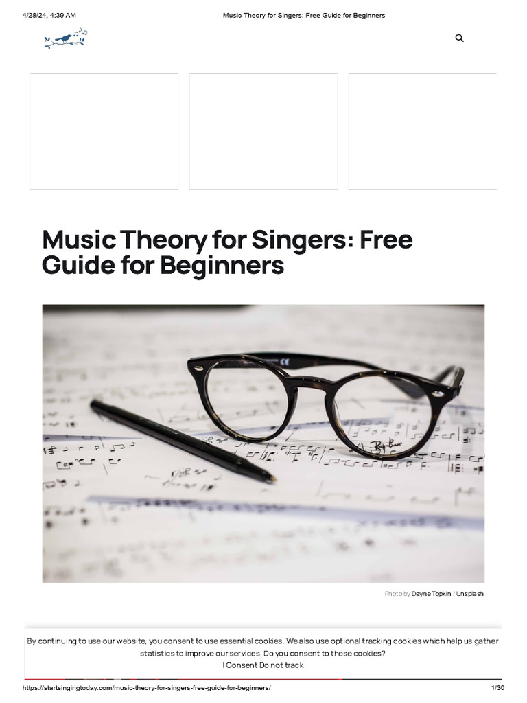 Music Theory For Singers - Free Guide For Beginners | PDF | Singing | Clef