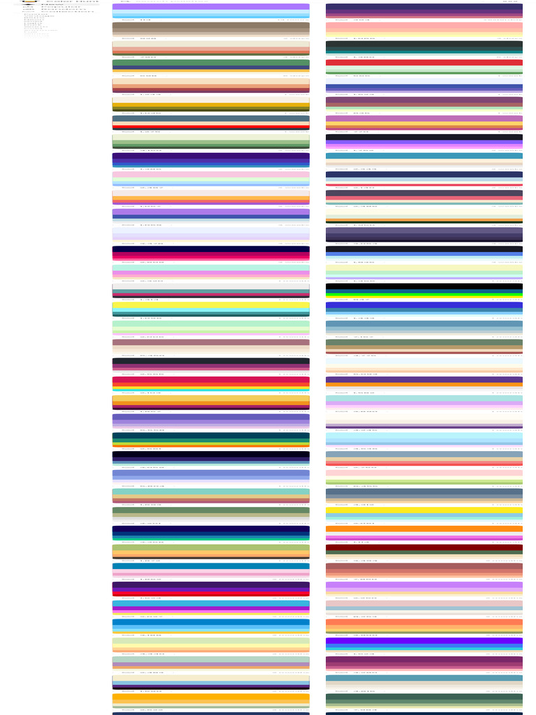 Color Palettes for Designers and Artists - Color Hunt | PDF | Style