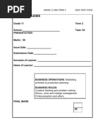 GR 11 Eco Task 1 2025 | PDF | Consumption (Economics) | Infrastructure