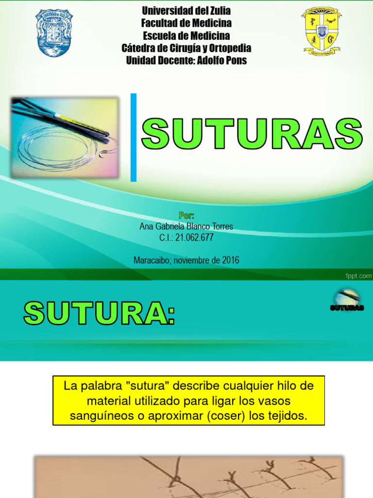 Suturas 161114045854 | PDF | Sutura Quirúrgica