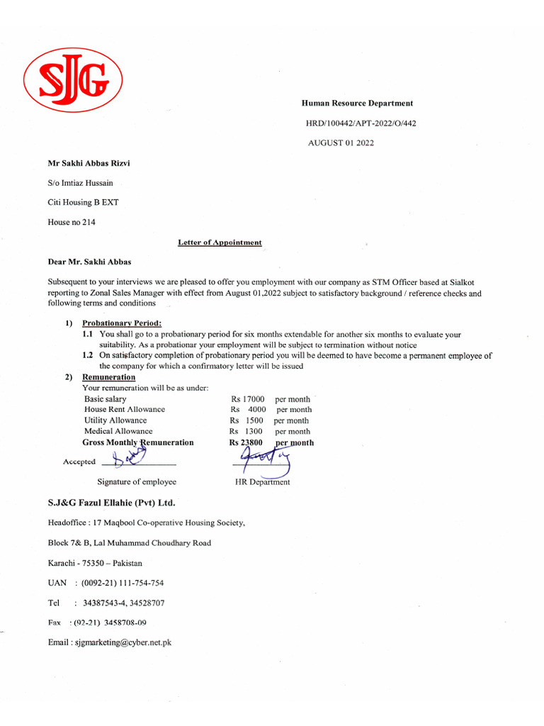 Joining Letter Sakhi Abbas | PDF