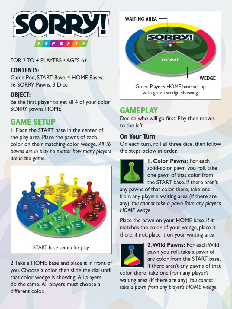 en Us - Sorry Express Game | Download Free PDF | Gaming