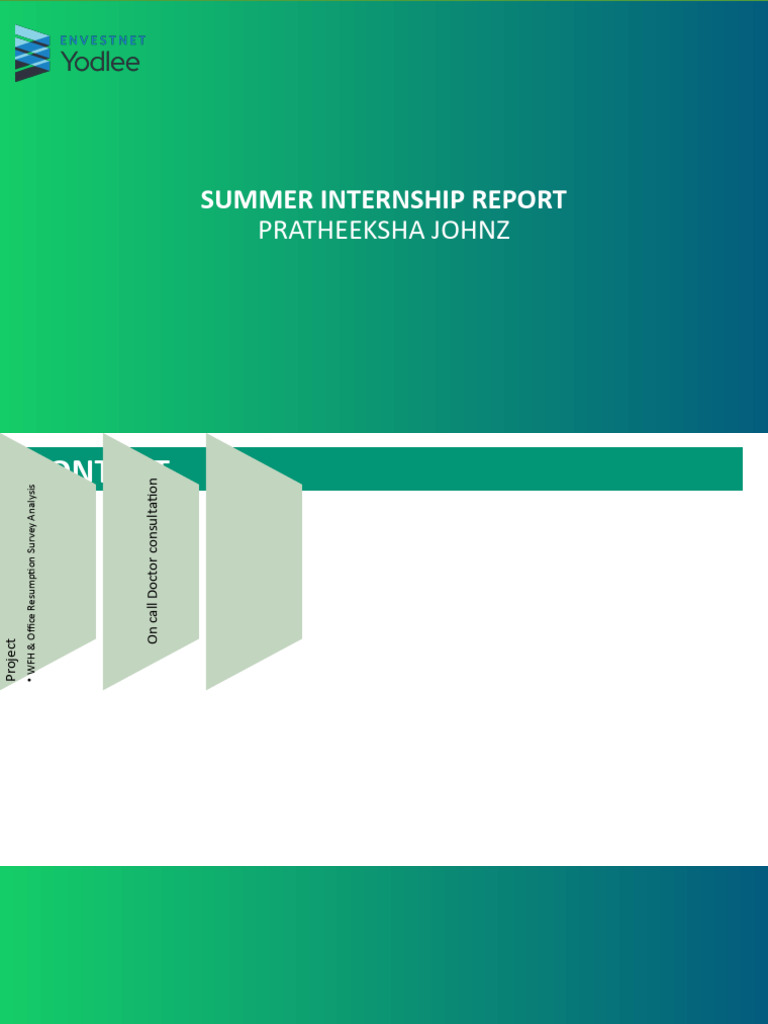 Summer Presentation - PPT For MBA HR Students - Project | PDF