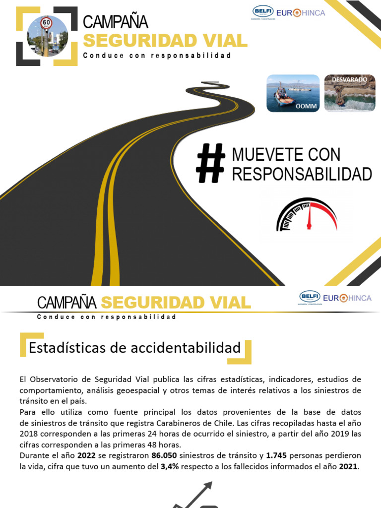 Campaña Seguridad Vial Cbe | PDF | Seguridad vial | Seguridad de transporte