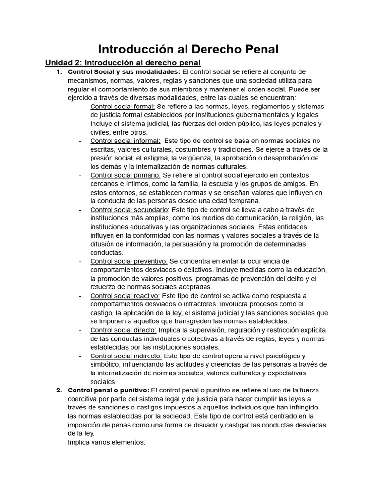 Examen D.penal | PDF | Castigos | Derecho penal