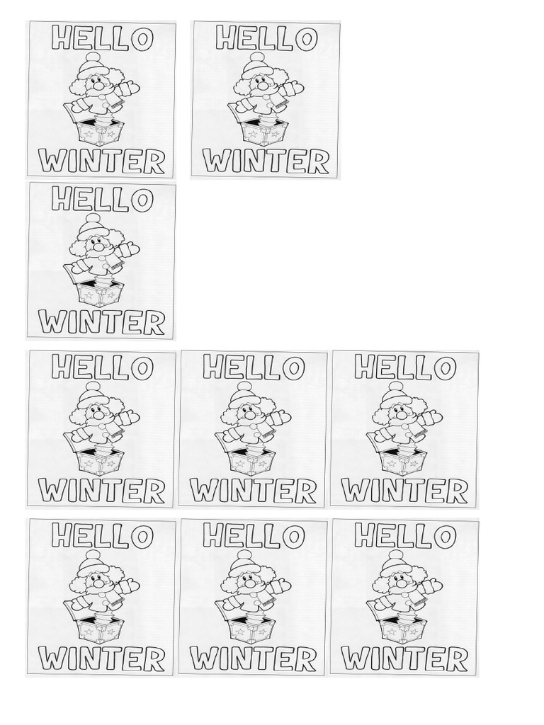 Hello Winter | PDF