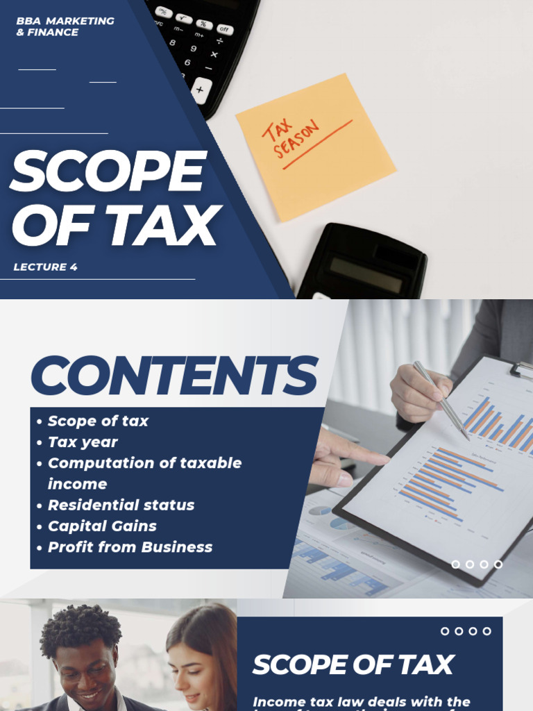 Lecture 4 Scope of Tax, Administration and Charge of Tax | PDF | Taxes ...