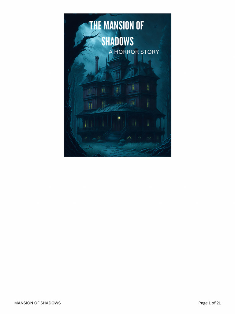 Mansion of Shadows | PDF