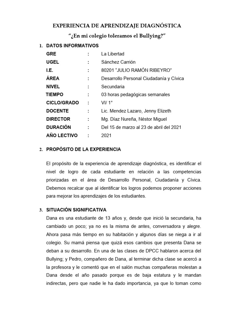 1° Exp. Aprendizaje - DPCC | PDF | Moralidad | Comportamiento