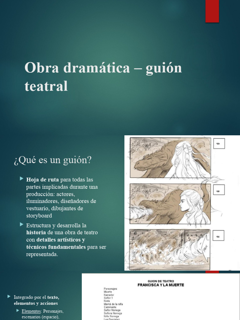 Obra Dramática - Guión Teatral | PDF | Teatro