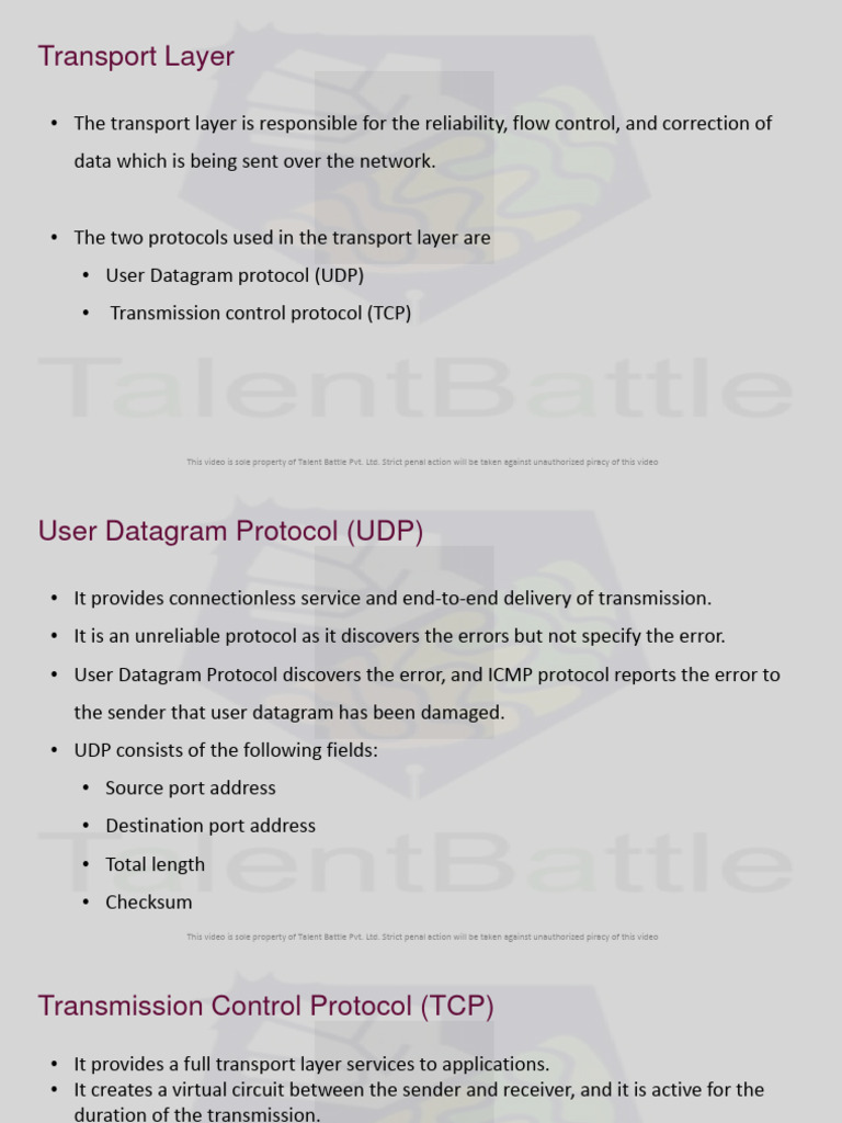 TCP Model Part 2 Digital Transmission | PDF | Transmission Control ...