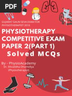 MCQ Physiotherapy | PDF