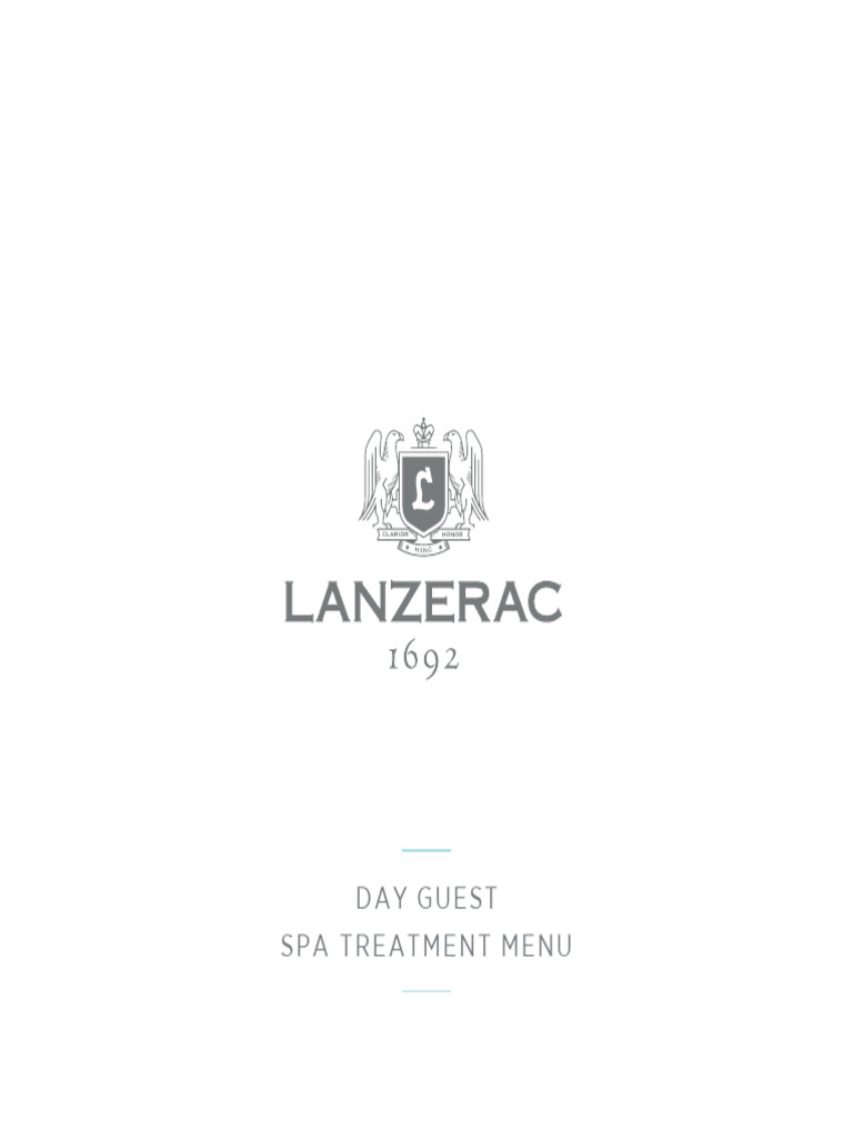 LanzeracSpa DayGuest Menu2023-2024-1 | PDF | Massage | Pregnancy