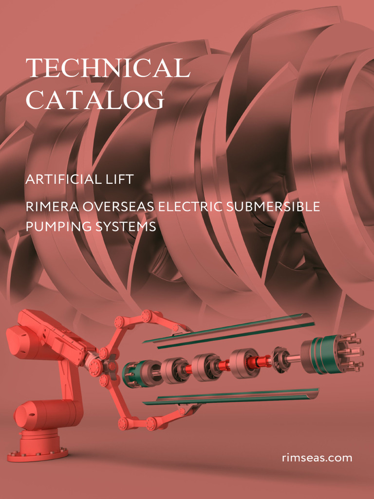 Rimera-Overseas Esp Technology Catalog | PDF | Pump | Steel