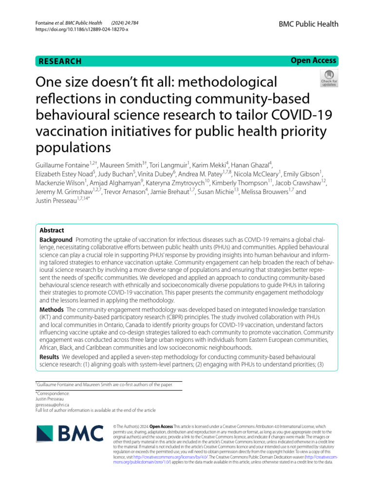 Susan Michie 2 | PDF | Health Equity | Public Health